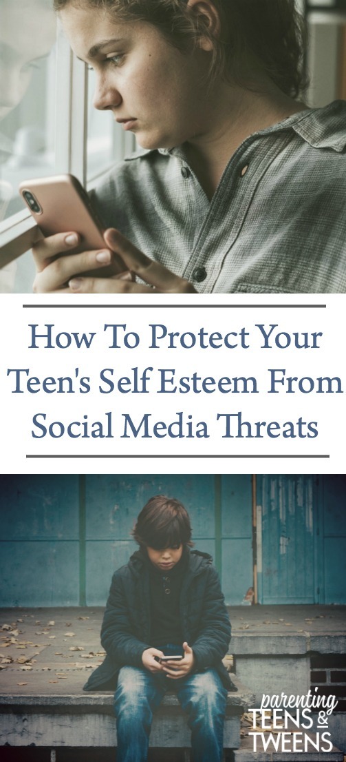 How To Protect Your Teen's Self Esteem From Social Media Threats