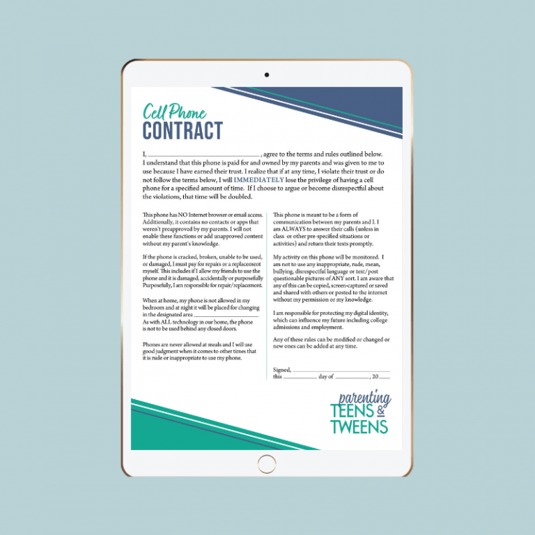 House Tech Rules - parentingteensandtweens.com